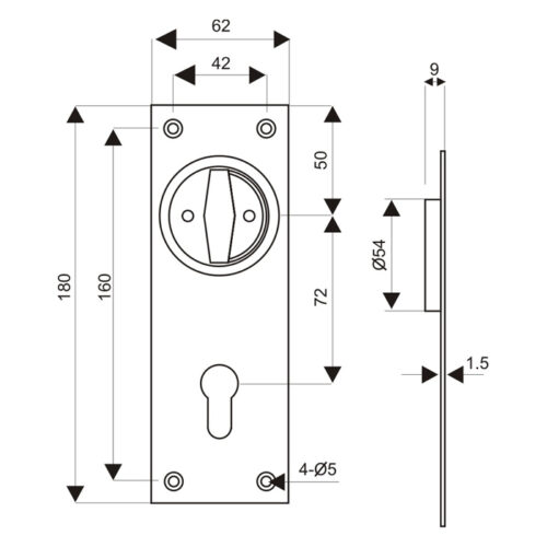 Flush Pull - EuroArt