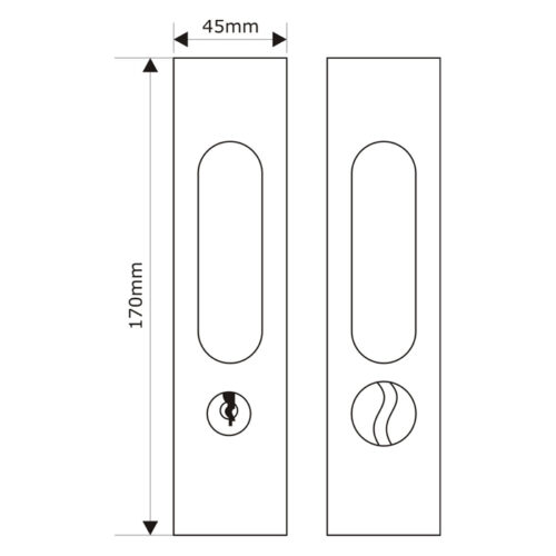 Brass Flush Pulls - EuroArt