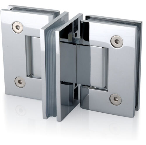 T Glass Hinge for 3-Side Installation – Square Corner