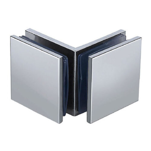 Need 90° Glass to Glass Bracket? Square Corner Style