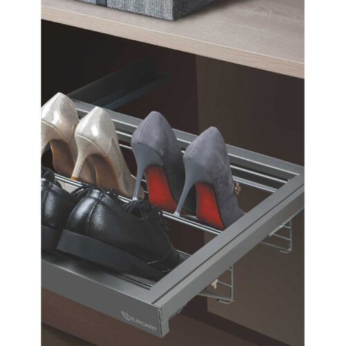 Aluminium frame shoe rack - EuroArt