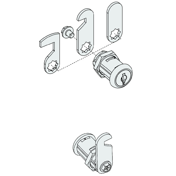 Cam Lock 90 Degree - EuroArt