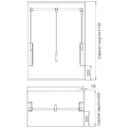 Pull down for Closet - EuroArt