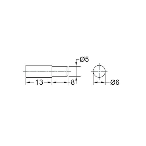 Shelf Pin with Big Edge | Strong & Secure Support